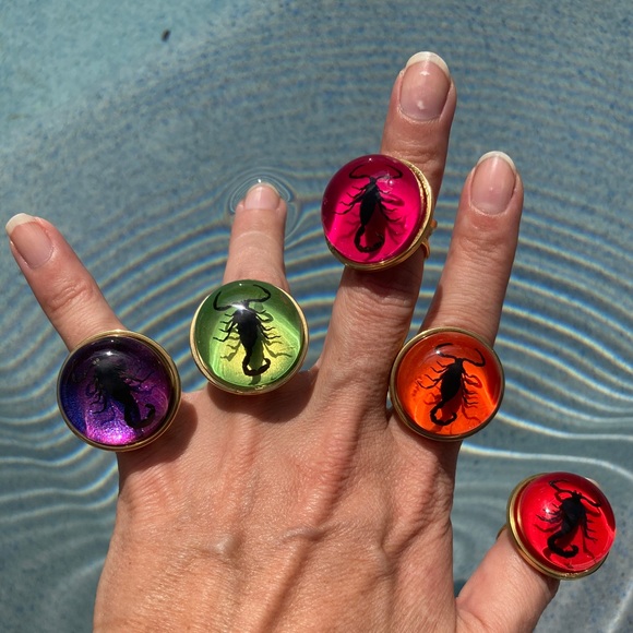 deep purpose | Jewelry | Real Scorpion Ring Gold Stainless Steel ...